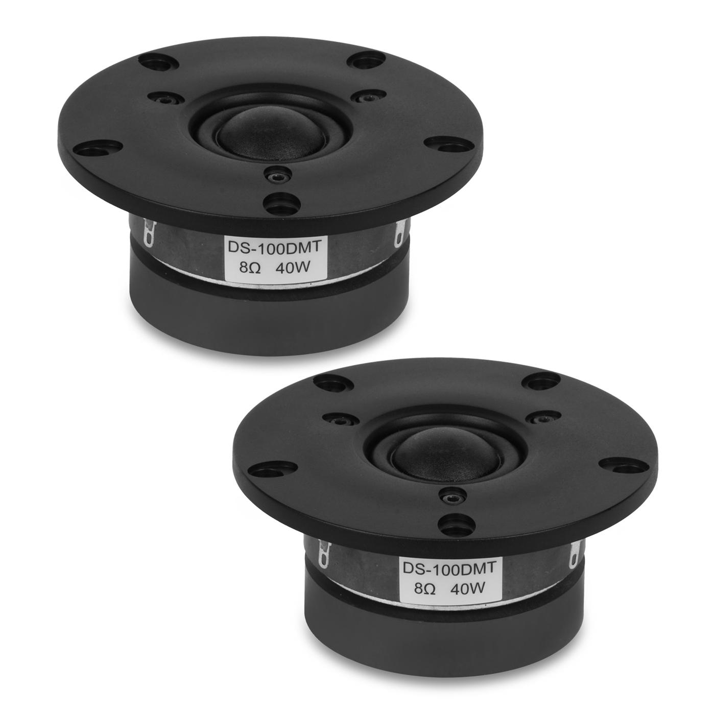 DS-100DMT SILK DOME TWEETER 4" 8Ohms DOUBLE MAGNET 40W (2 Pcs)