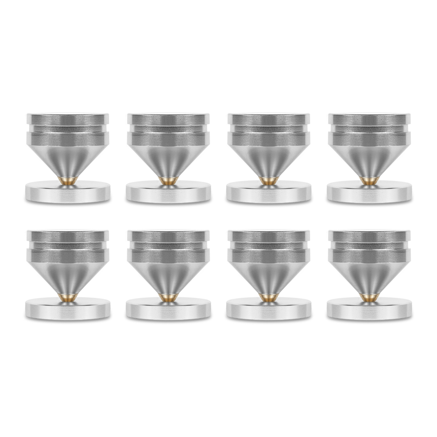 DS-23MMSPKS SILVER SPIKES 23mm * 23MM (8 PCS)