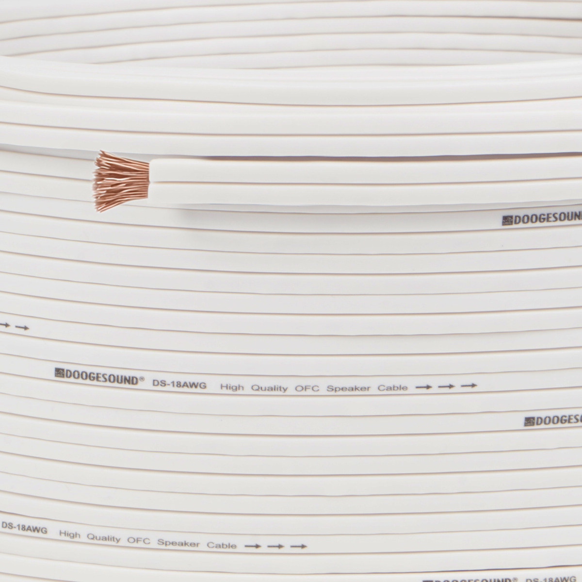 DS-18AWG High Quality OFC speaker cable(50 meters)