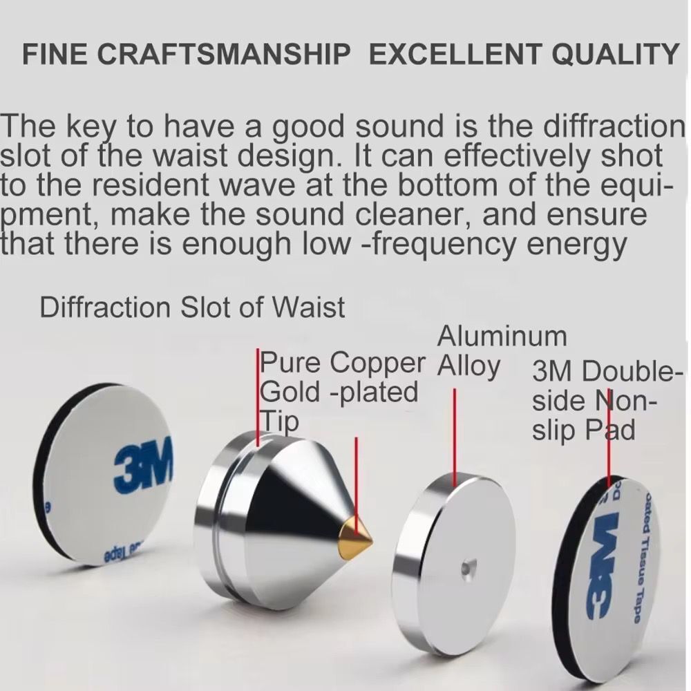 DS-23MMSPKS SILVER SPIKES 23mm * 23MM (8 PCS)