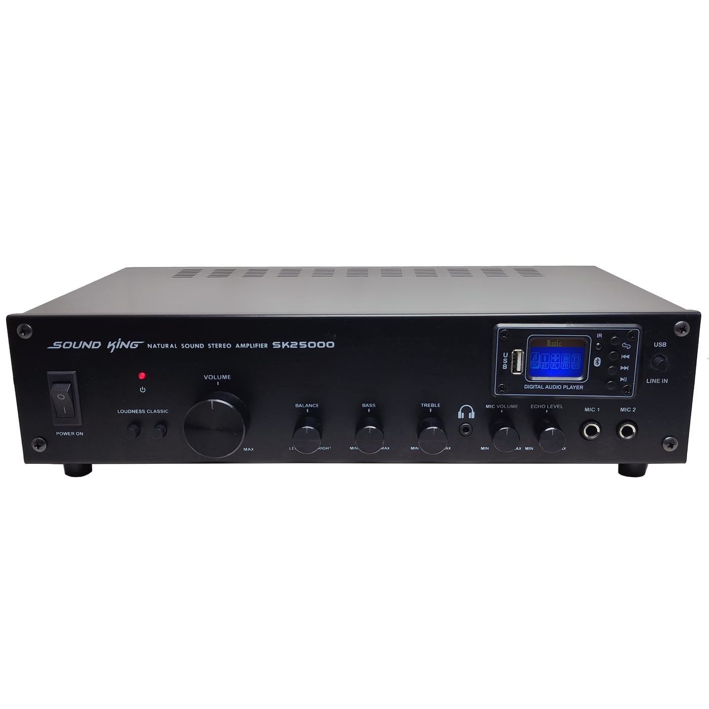 SOUND KING SK25000 - 2 CH AMPLIFIER WITH OPTICAL & COAXIAL