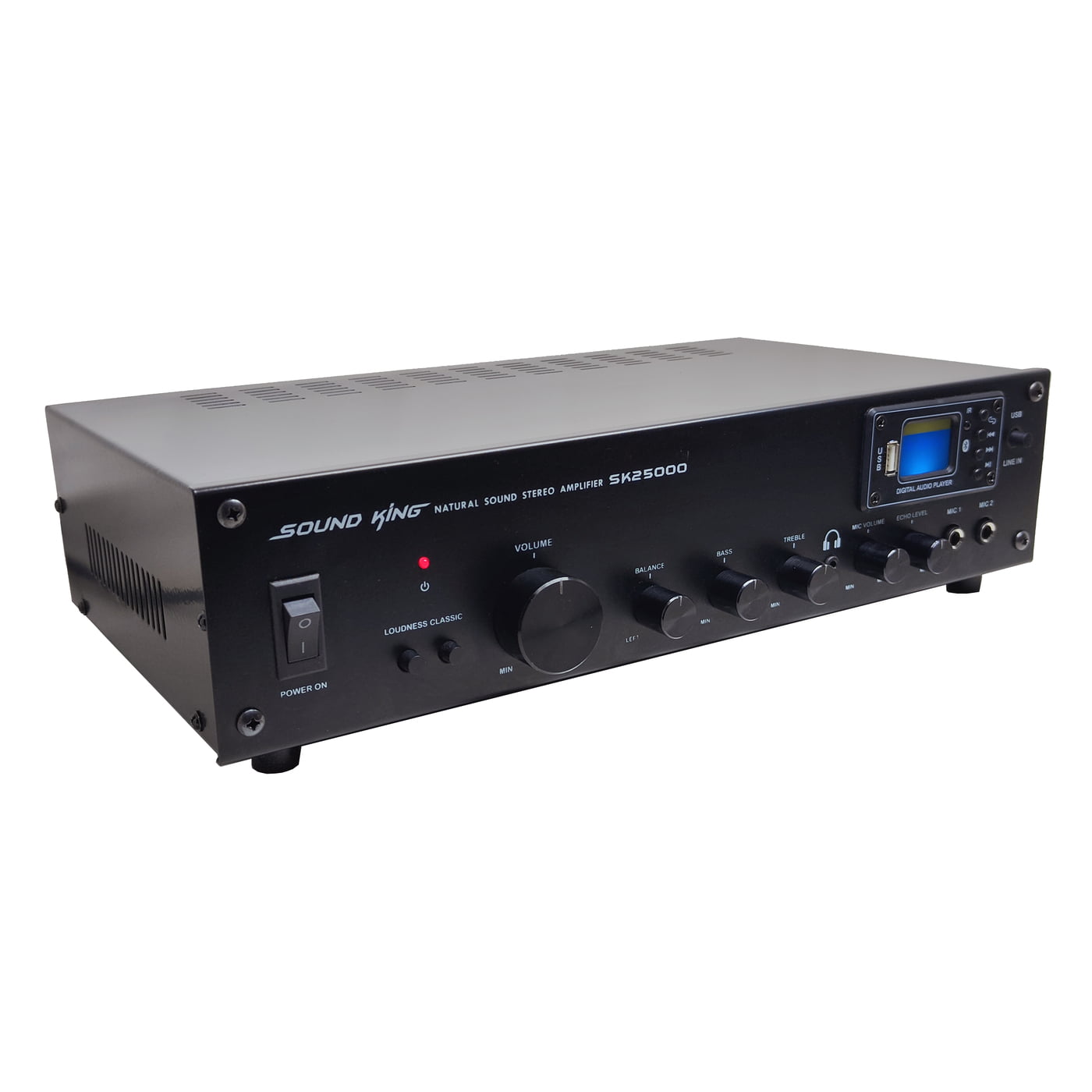 SOUND KING SK25000 - 2 CH AMPLIFIER WITH OPTICAL & COAXIAL